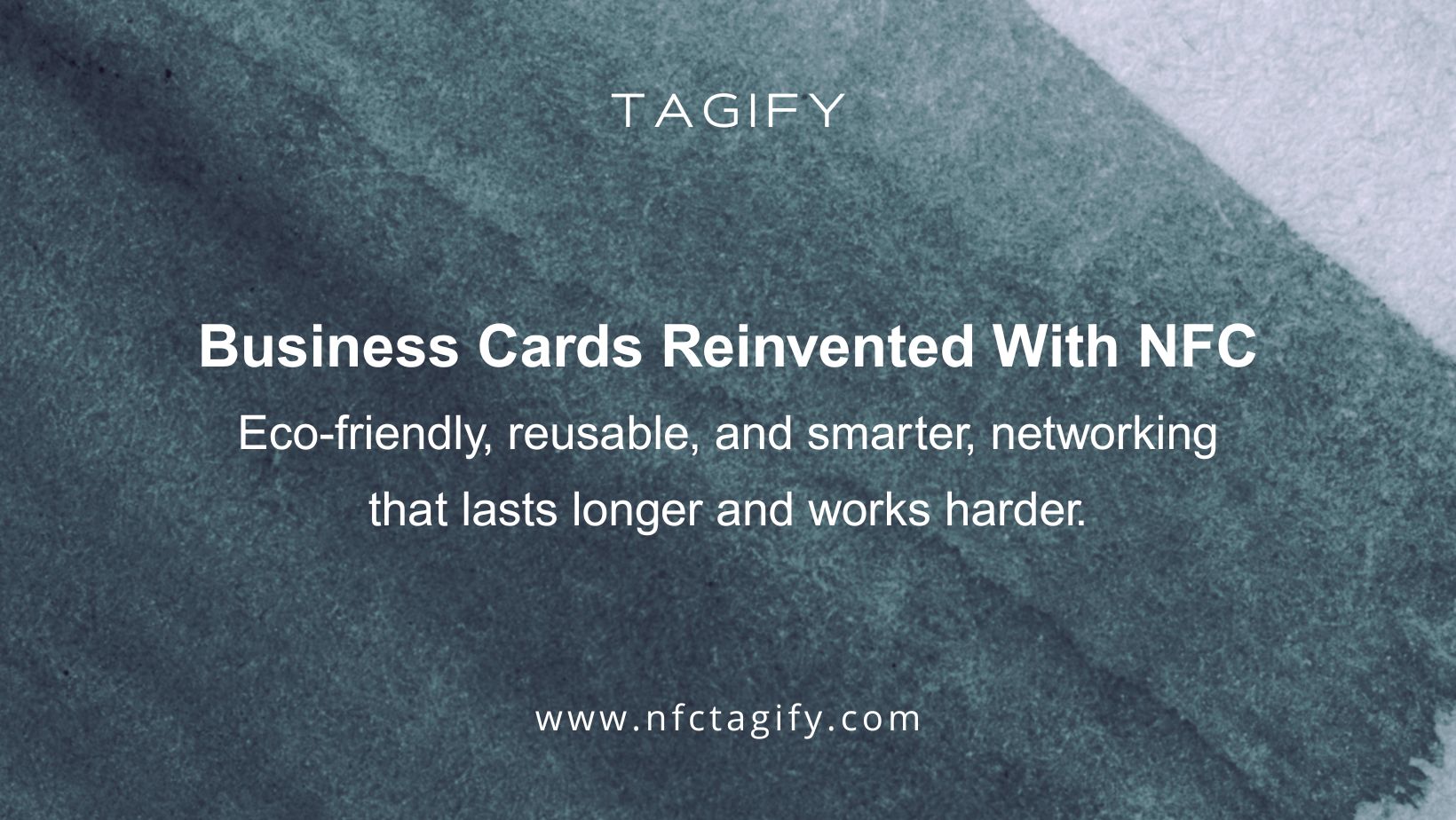 Smart Sustainable Networking Cards – NFC Tagify